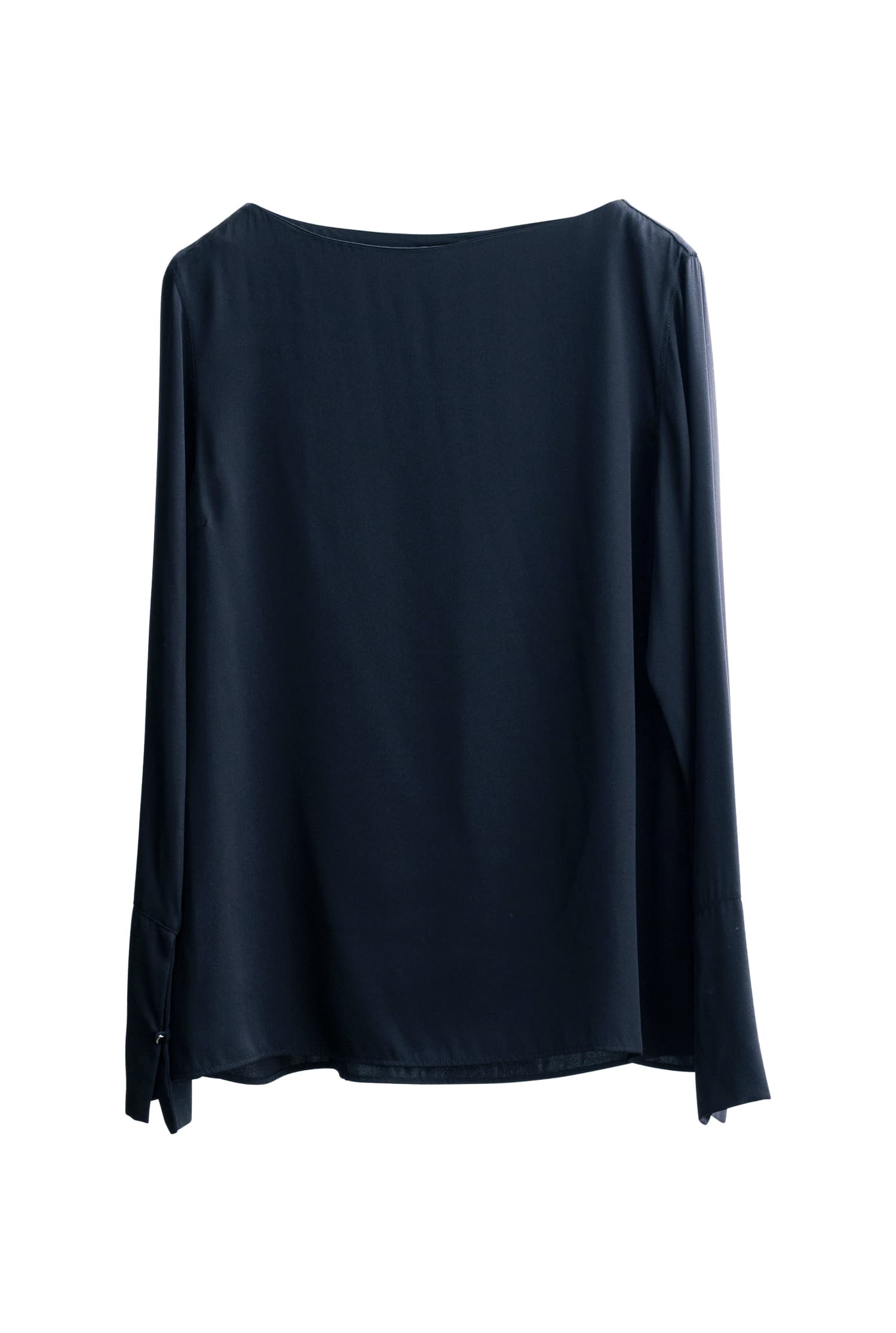Kelly silk blouse midnight blue